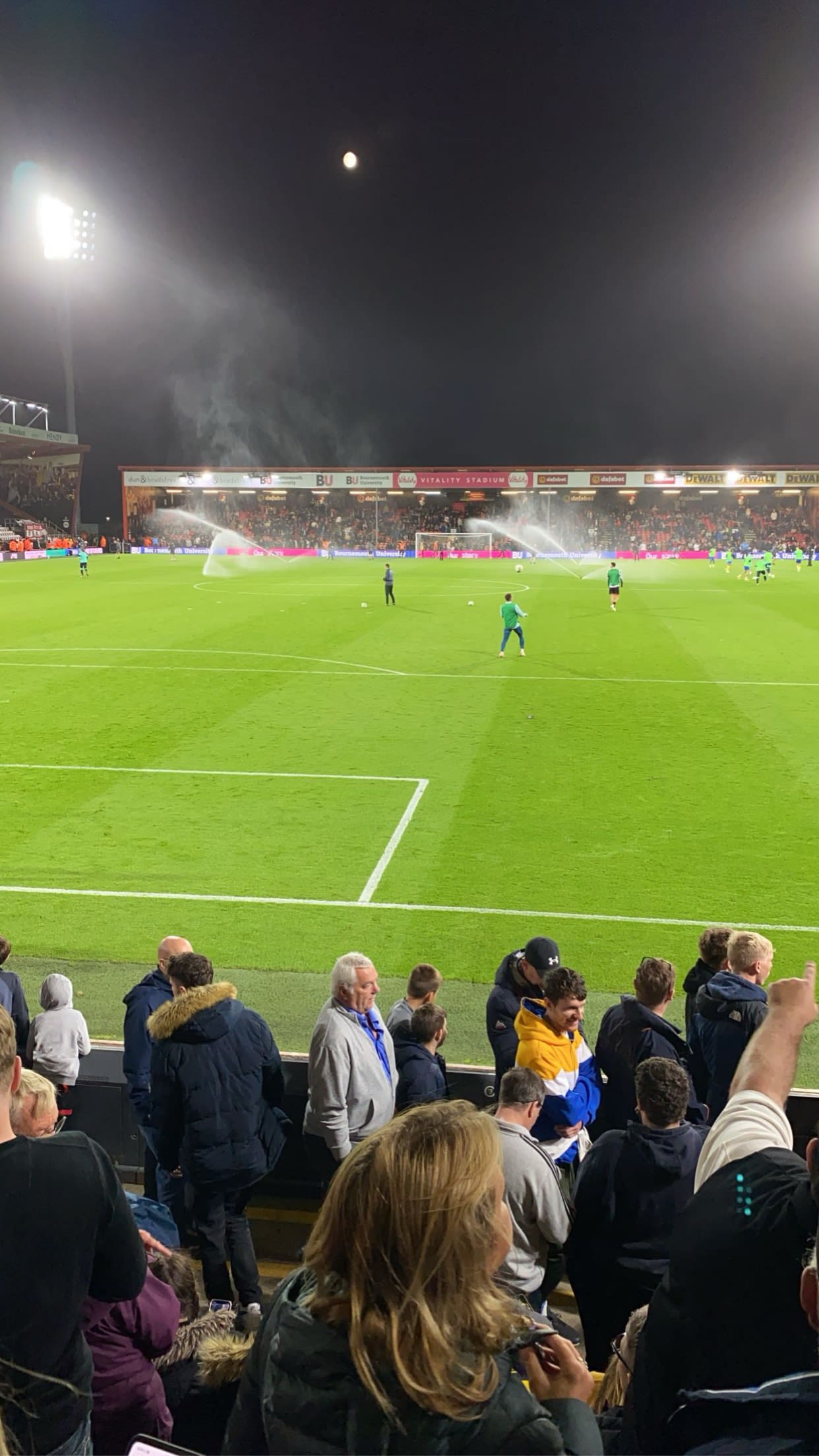 Bournemouth pre-match, shot by Evan Morris